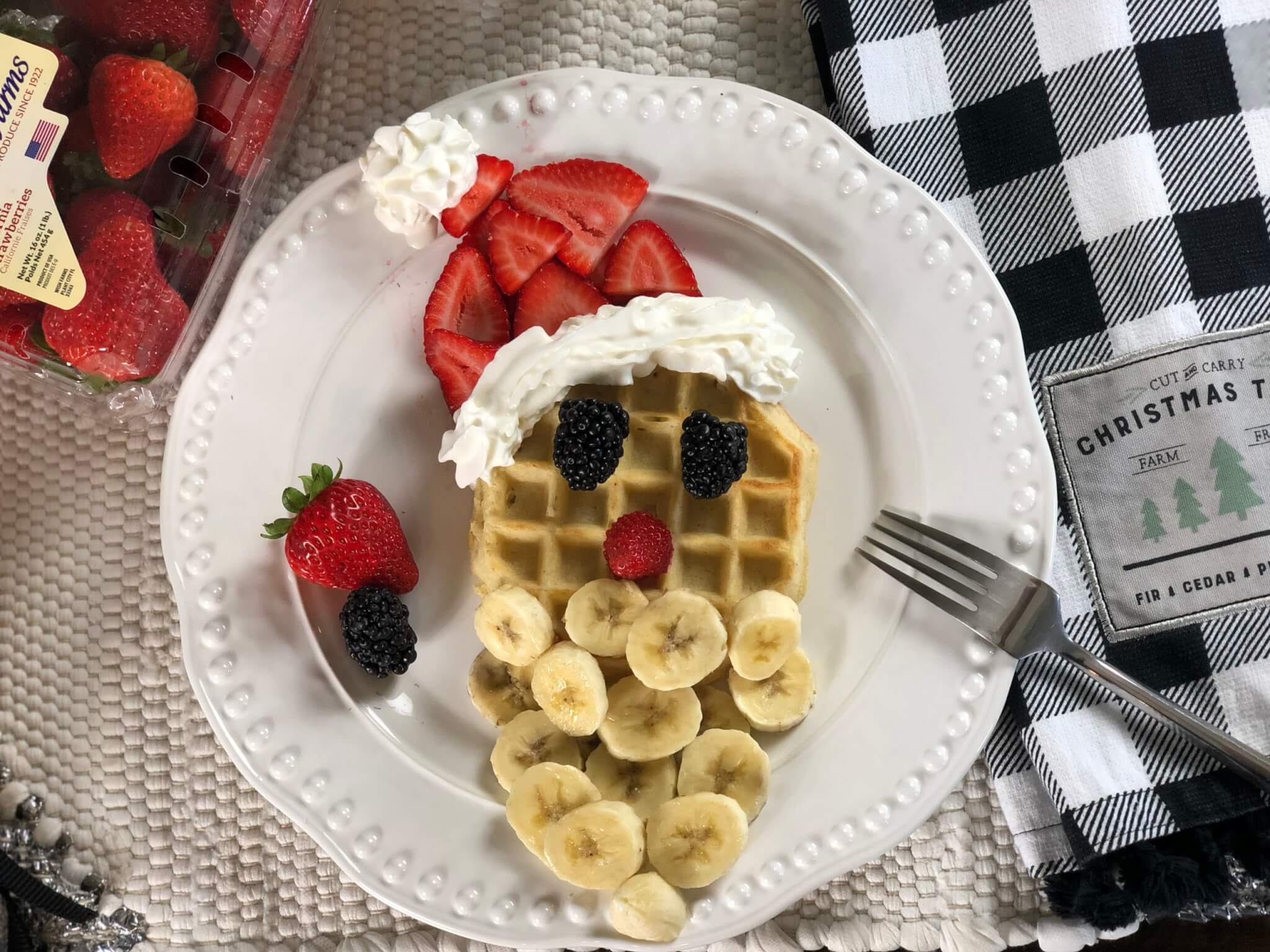 Santa Breakfast Waffles - Wish Farms