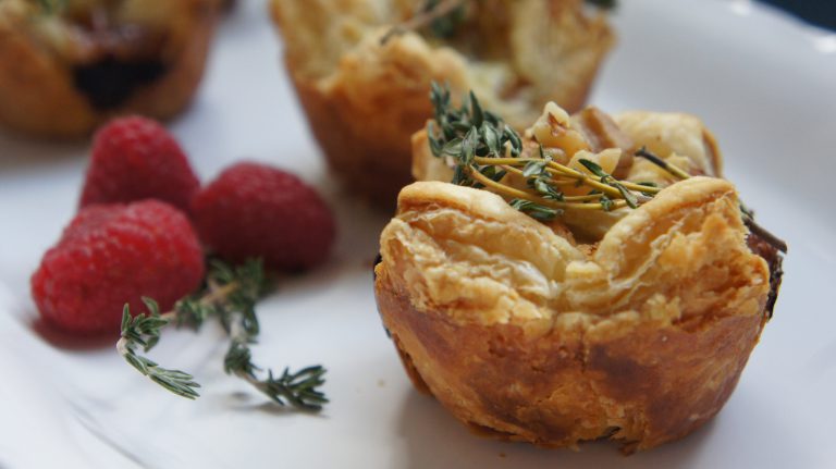 Raspberry Chicken and Brie Tartlets - Wish Farms