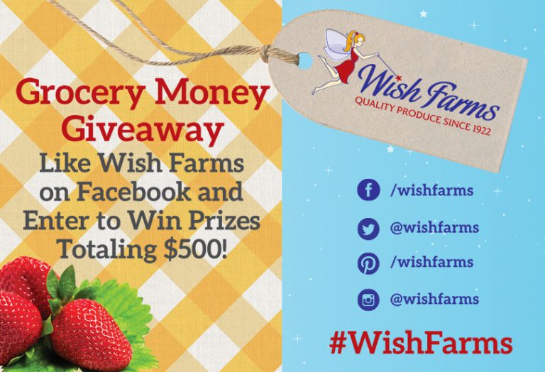 We Are Giving Away $500 In Our Grocery Money Giveaway! - Wish Farms
