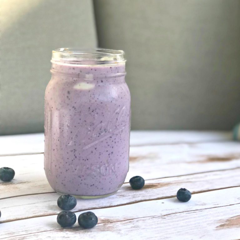 Easy Blueberry Protein Smoothie - Wish Farms