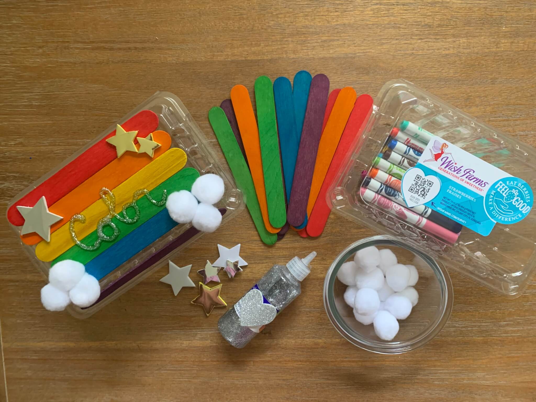 Berry Container Craft for Kids - Wish Farms