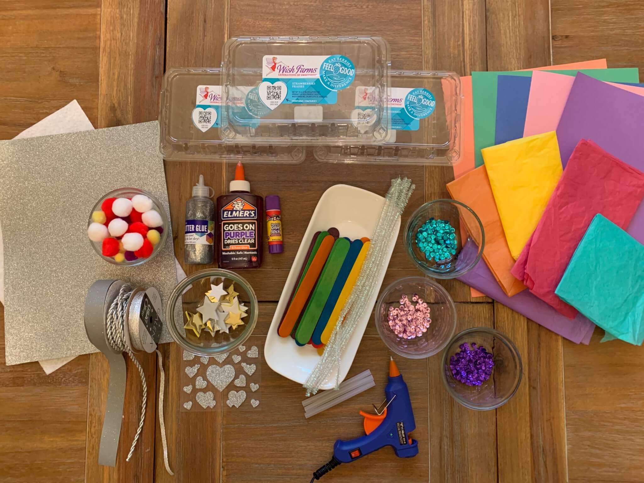 Berry Container Craft for Kids - Wish Farms