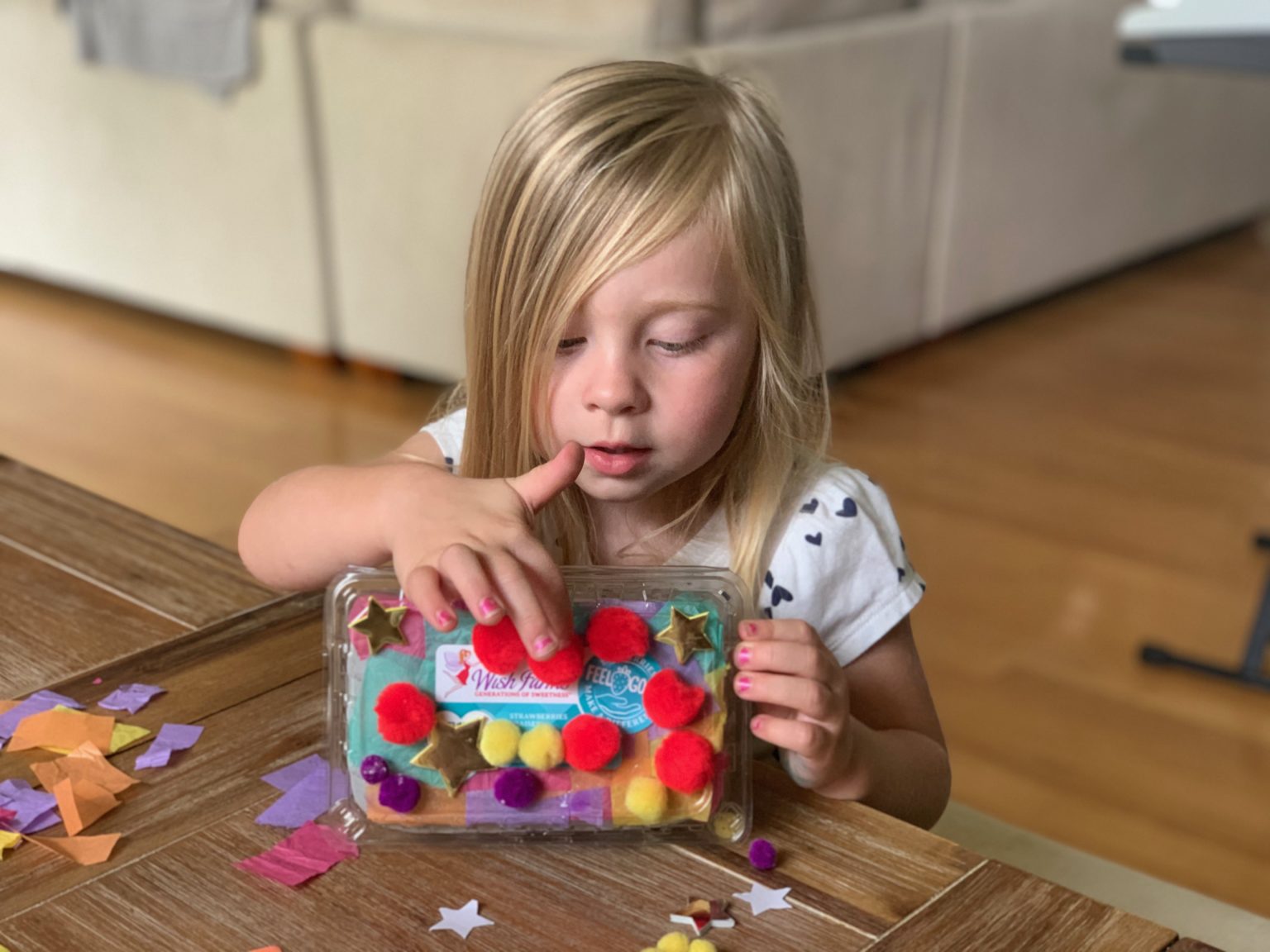 Berry Container Craft for Kids- Sensory - Wish Farms