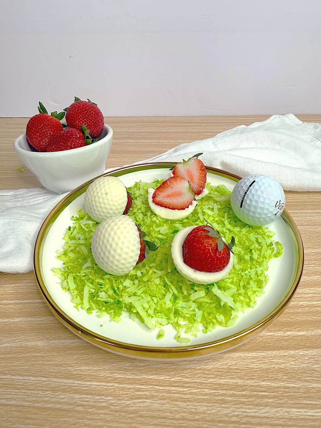 Chocolate Strawberry Golf Balls Recipe I Wish Farms