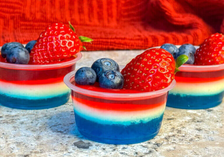 4th of July Star Spangled Berry Shots Recipe I Wish Farms